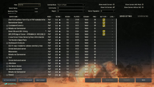 Conan Exiles | Interface In Game | Video game UI