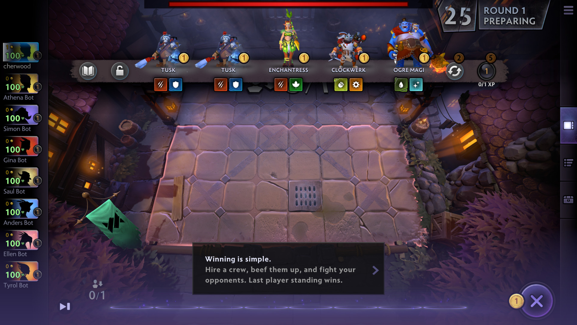 Help - Dota Underlords | Interface In Game