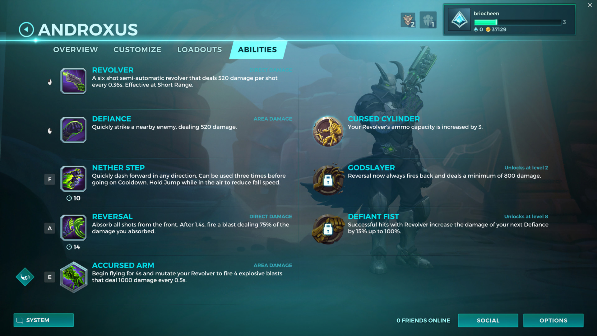 Abilities - Paladins: Champions of the Realm | Interface In Game