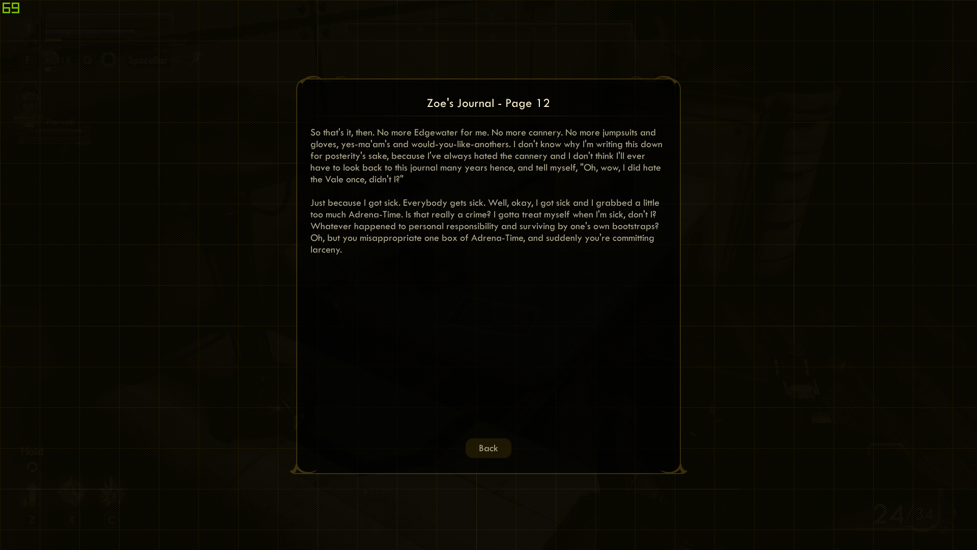 Journal - The Outer Worlds | Interface In Game