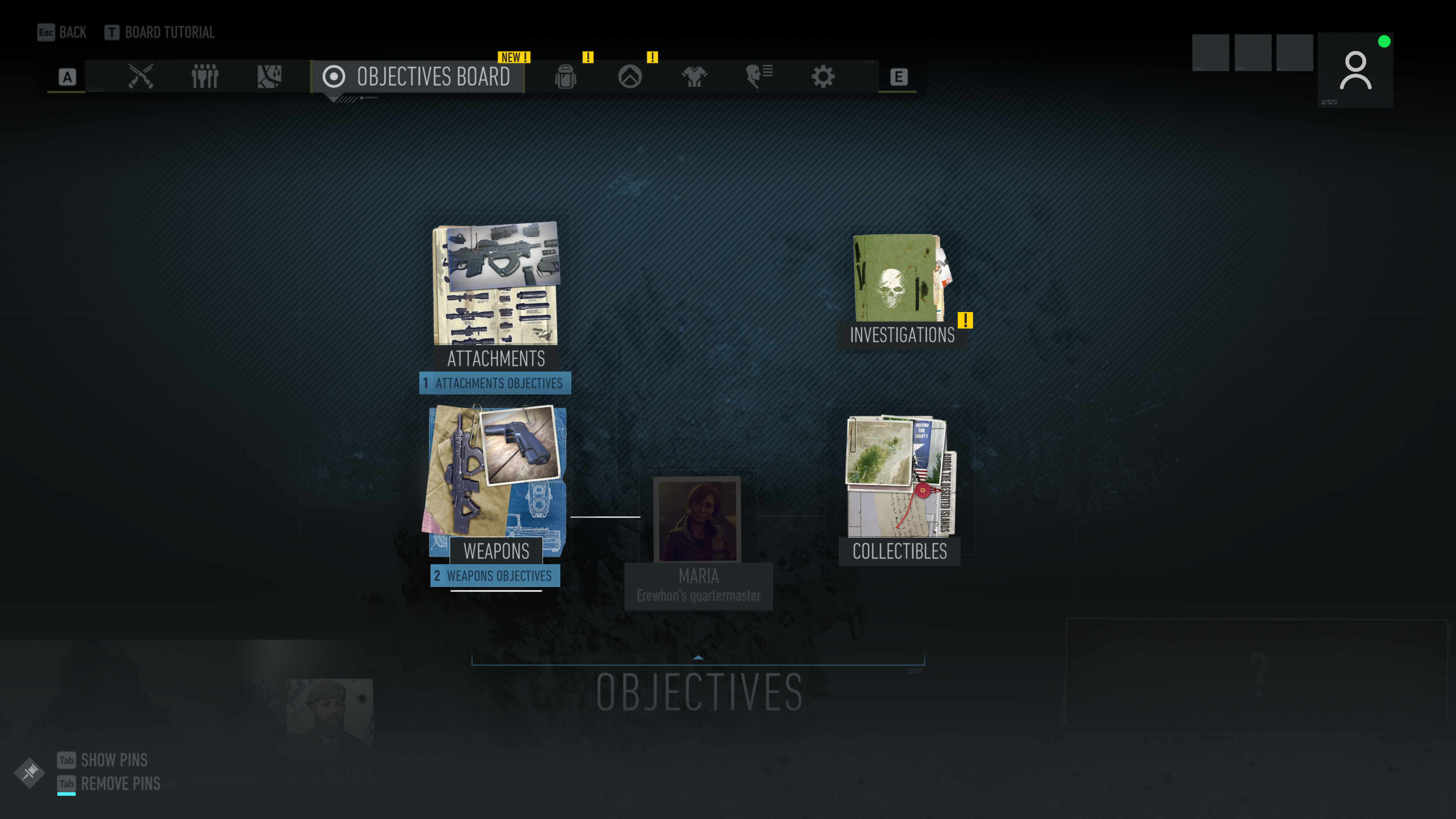 Objectives - Tom Clancy’s Ghost Recon: Breakpoint | Interface In Game