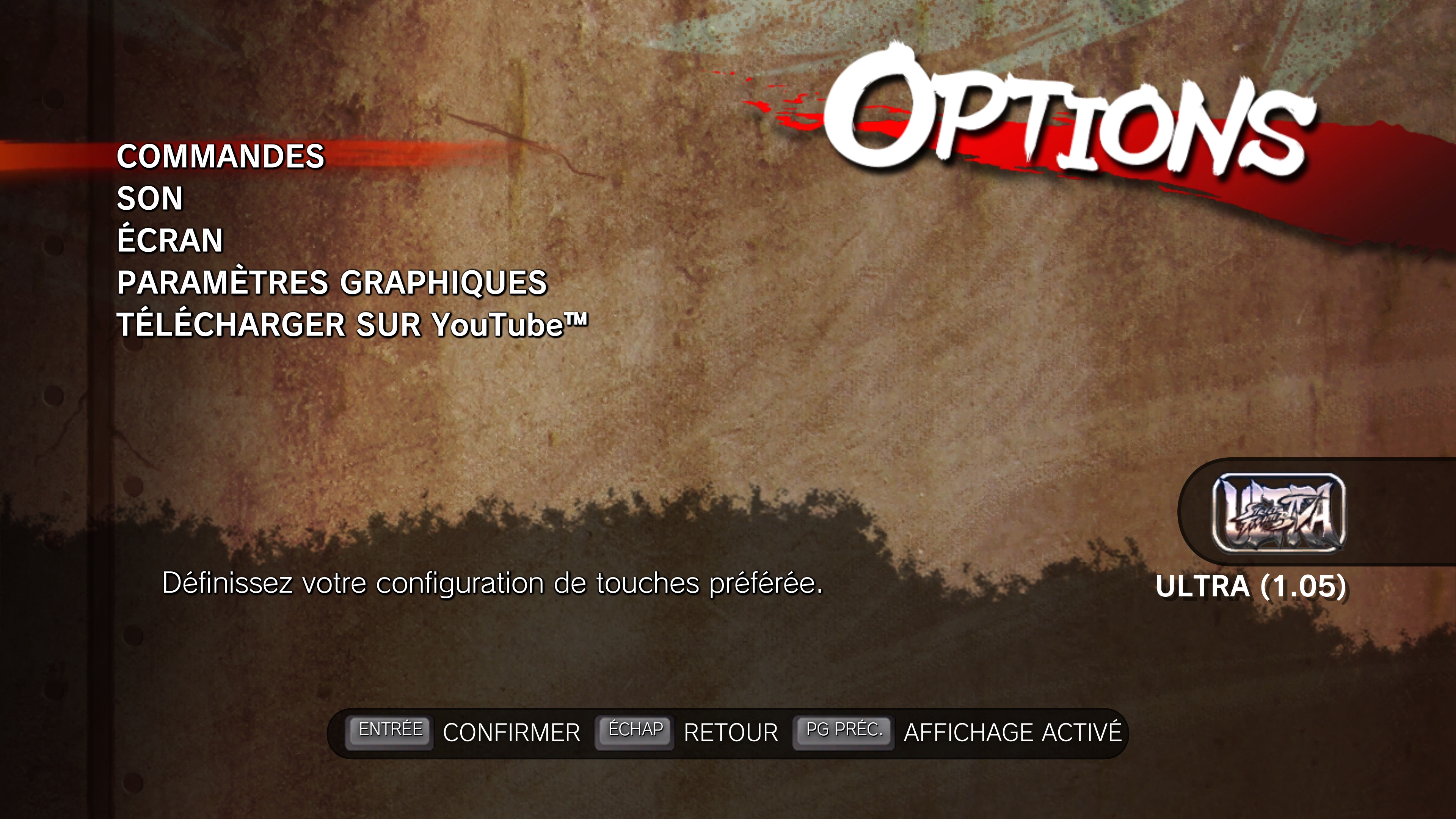 Options - Ultra Street Fighter IV | Interface In Game