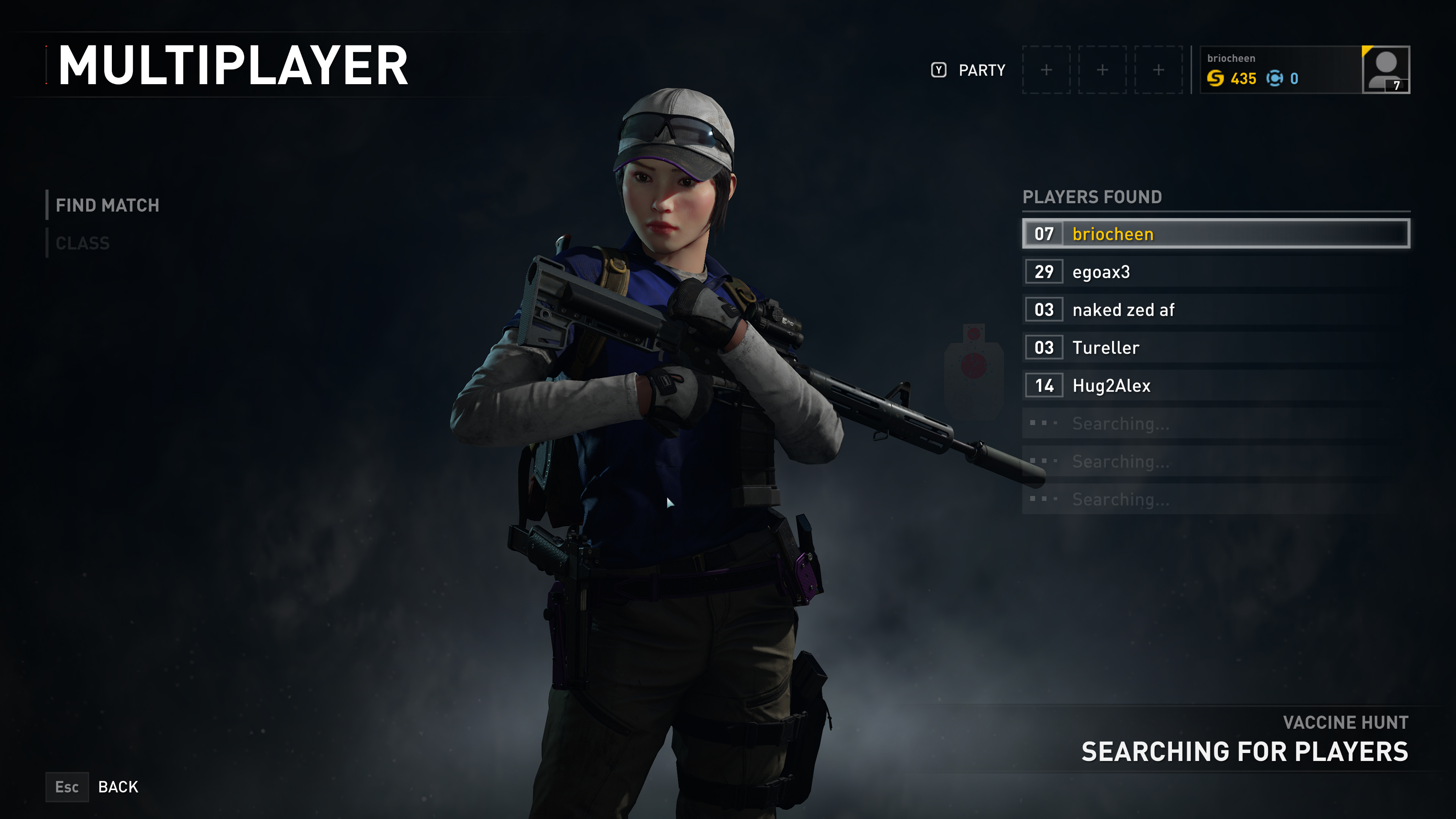 Searching for players - World War Z | Interface In Game